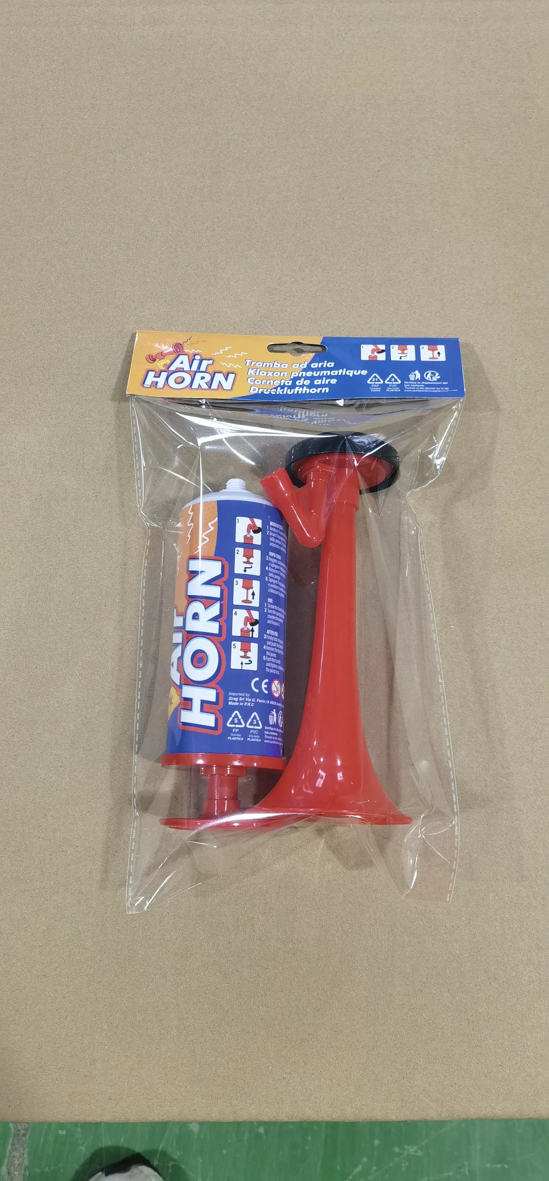 Football Fan Plastic Air Horn Stadium Horns Cheap Vuvuzela Custom Logo ...