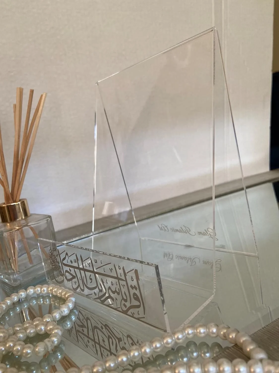 Bespoke Clear Acrylic Jewish Judaica Zstander Quran Display