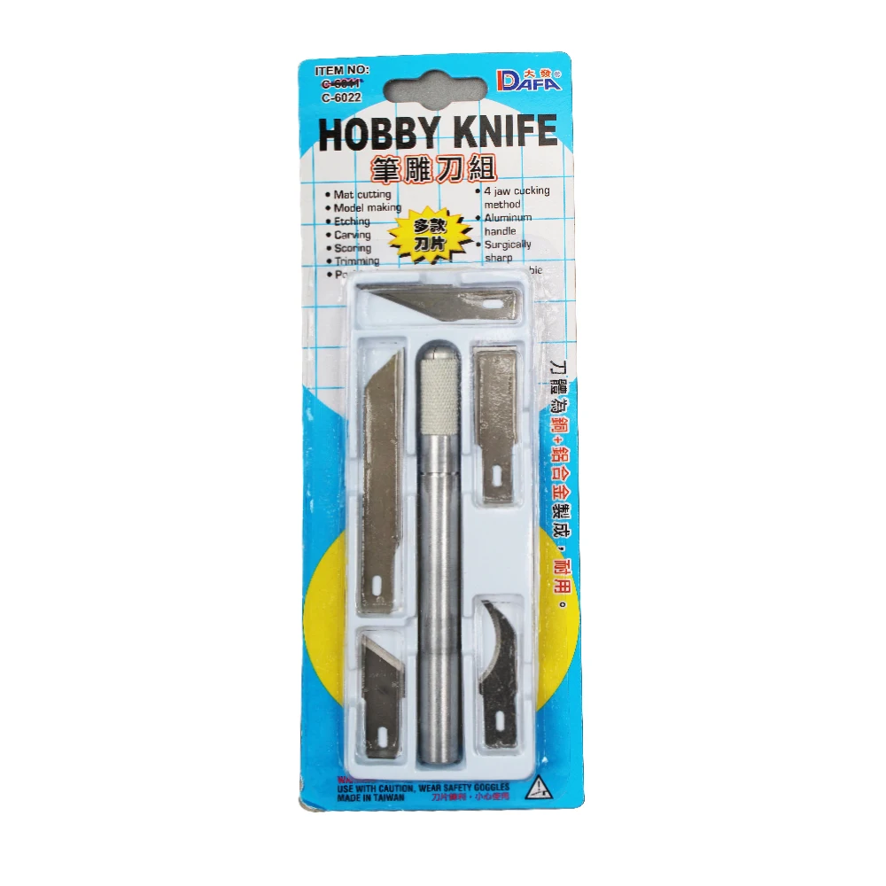 Hot Sale Aluminum Alloy Utility Knife Kit Precision Crafts Carving ...