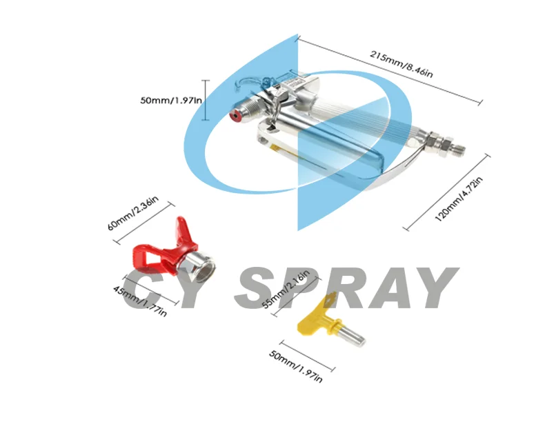Tungsten Steel Paint Guide Tool Quick Edge Airless Spraying Machine ...