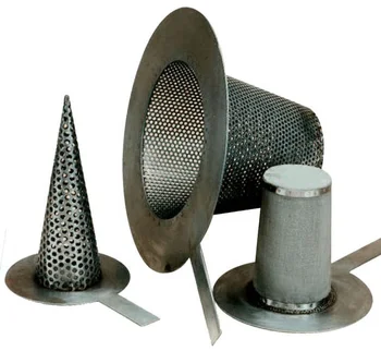 Multilayer Perforated Metal Pipeline Witches Hat Mesh Filter Strainer ...