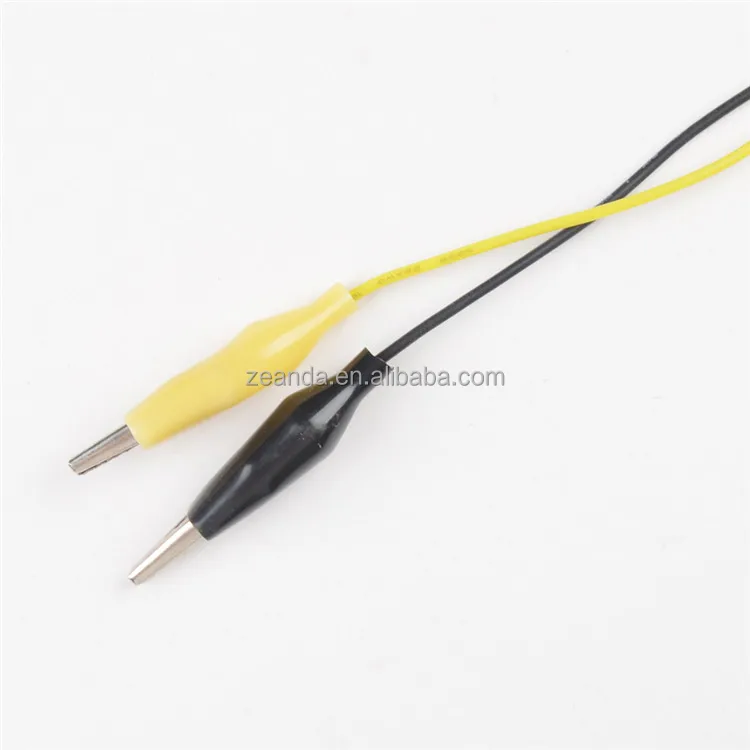 Customized Power Supply test Cable USB Female to 2 Lead alligator Clip ...