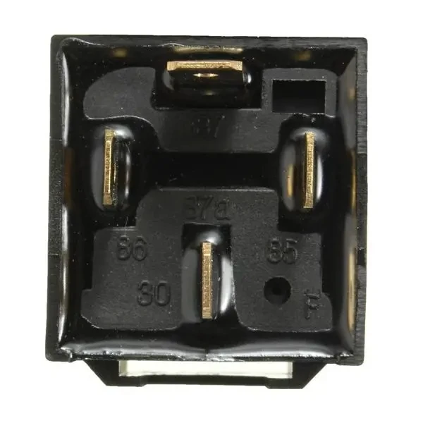 12V/24V Relay Socket 5 Pin 40A Dc Miniature Relay Base Socket Car Mini ...