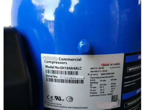 SH184A4ALC Scroll Compressor - 15HP R410A for Refrigeration