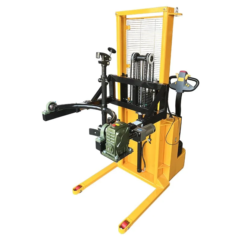 Barrel Rotating Lifter Elevator Handling Equipment Full Electric Drum ...