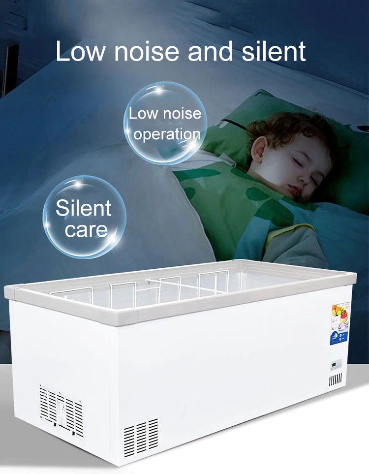 Rebirth Refrigerator Deep Freezer Display Cooler Fish Display Freezer ...