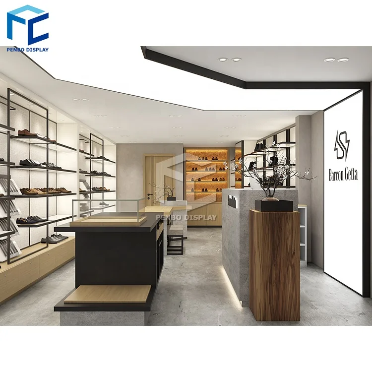 Luxury Handbag Store Interior Design Showroom Wooden Display Furniture ...