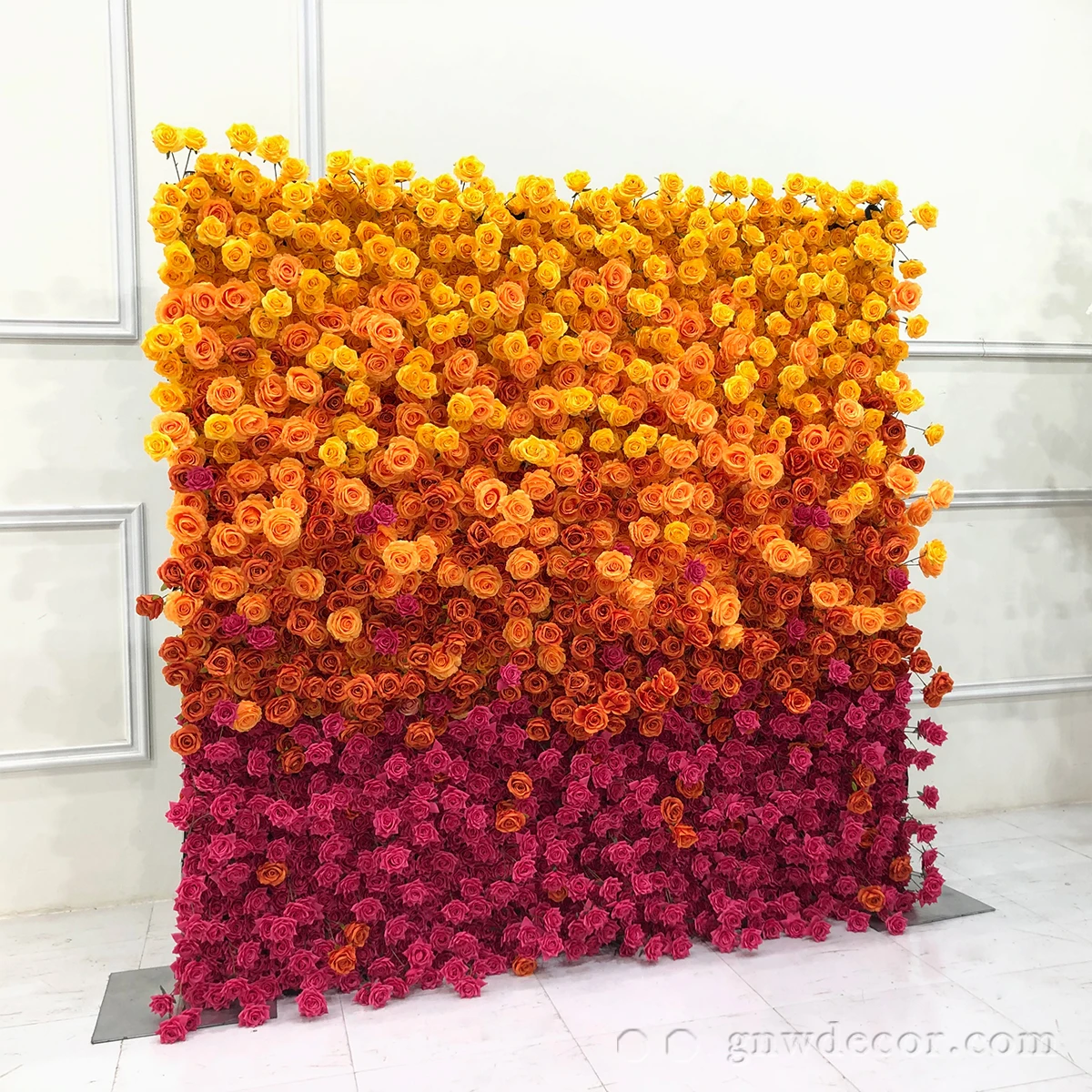 GNW Flower Wall Backdrop 8ft X 8ft - Perfect for Weddings