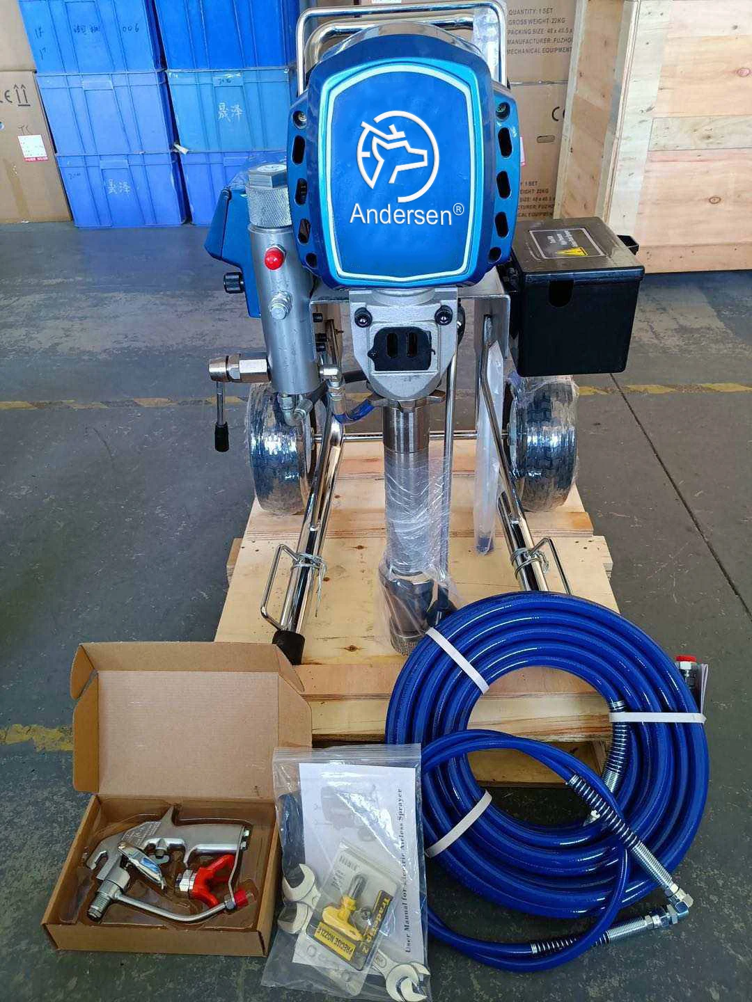 Industrial Electric Airless Paint Sprayer Equipment For Building Wall ...