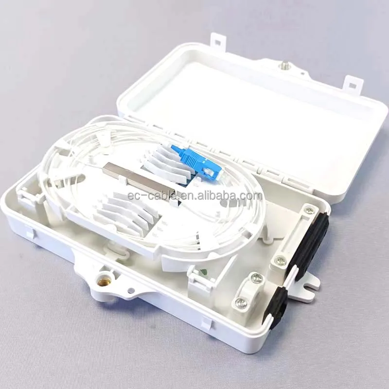 Factory supply ABS FTTH 4 core wall mounted fiber optic network ...