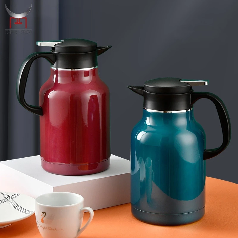 304 Stainless Steel Thermal Pot 1.6 L Large Capacity Thermos Flask ...