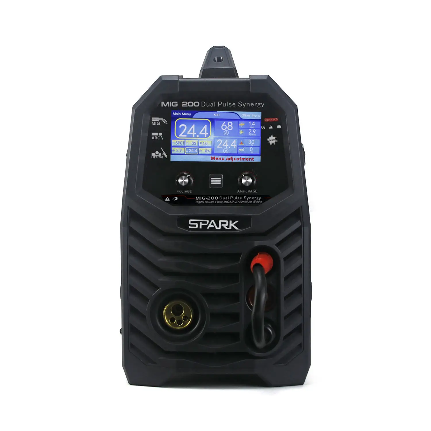 200a Dual Pulse Synergy Mig Arc Welder Mag Tig Mma 4 In 1 Welding ...