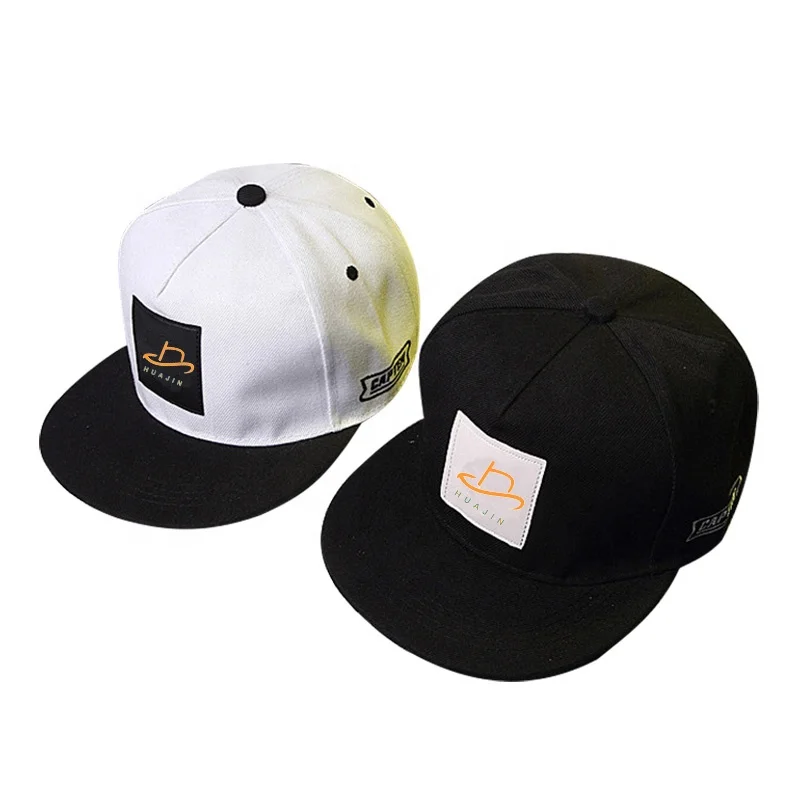 Hats Men Custom Flat Brim 5 Panel Pvc Patch Printing Embroidery Logo ...