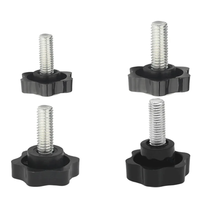 Custom Processing Plastic Head Hand Screw Knurled Thumb Screw Clamping ...