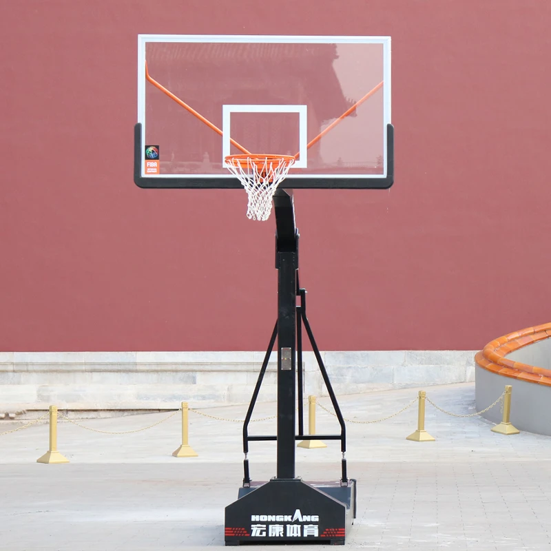 Outdoor Gymnasiums Facilities Basketball Equipment Movable Basketball Stand