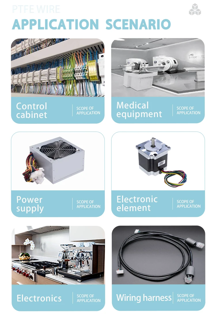 Etfe PTFE Insulated Electrical Wire - High Temperature Cable