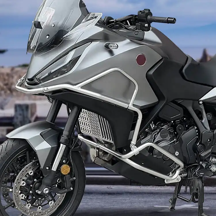 XXUN Motorcycle Upper Lower Crash Bar Engine Guard Frame Falling ...