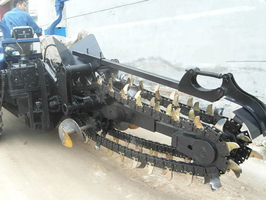 Ditching Trencher Chain Trencher Trencher Machine - High Efficiency