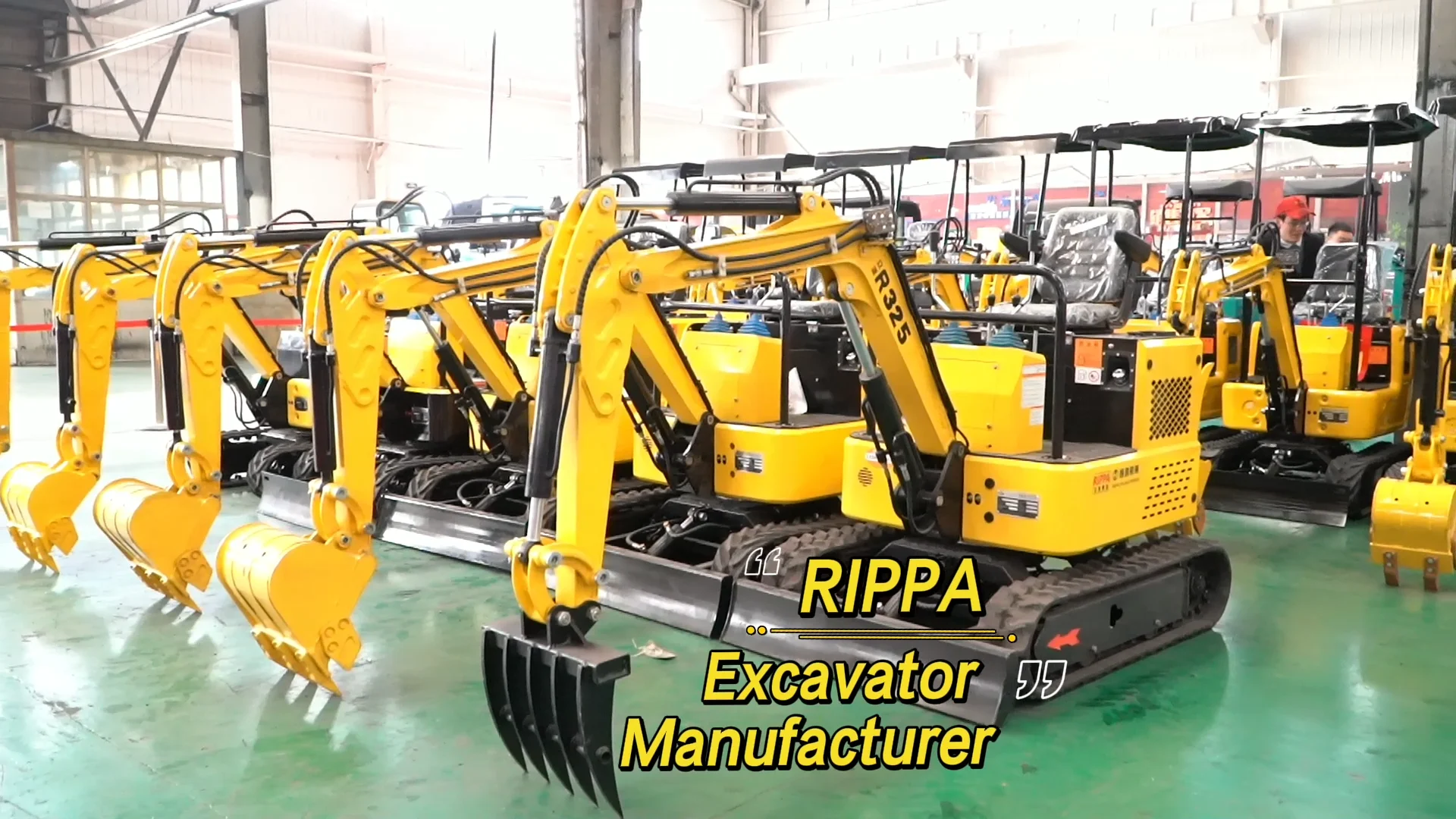 Rippa Mini Excavator 3ton Small Digger Epa/ce New Bagger Cheap Price ...