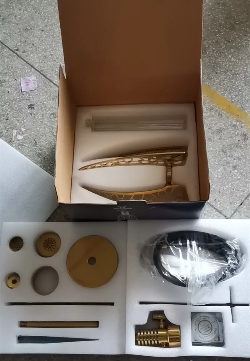 High Tech Shisha Deluxe Stainless Steel Sheesha New Huka Smoke Nargile ...