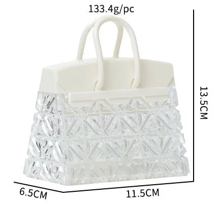 Modern Luxury Bedroom Portable Crystal Bag Table Lamp Decorative for ...