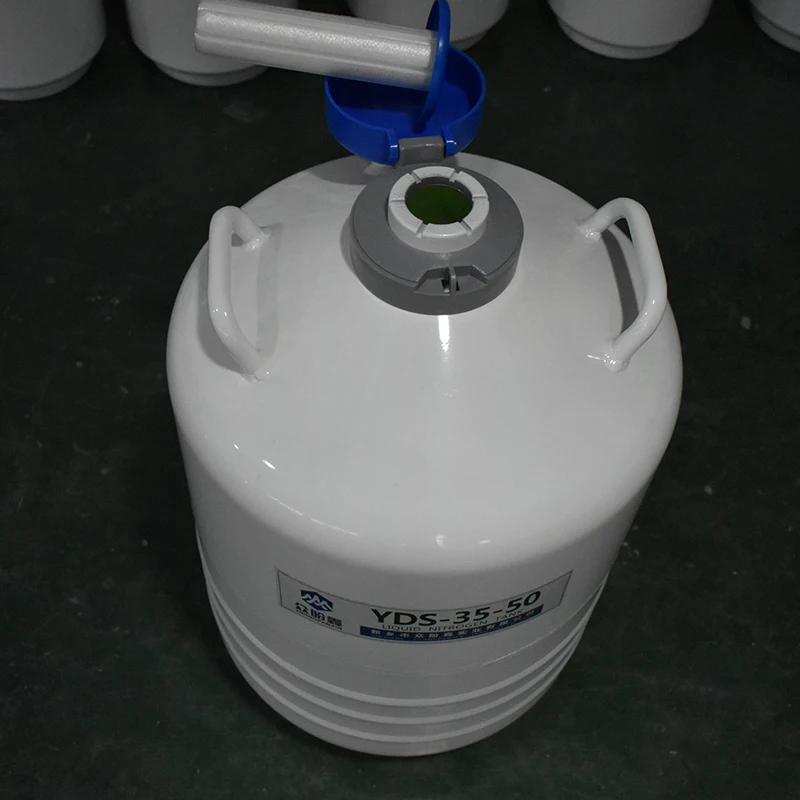 Yds 35l Liquid Nitrogen Container Cryo Cattle Semen Transportation Dewar Animal Semen Storage ...