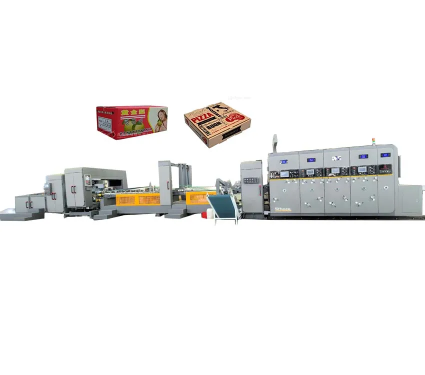 Automatic Flexo Corrugated Carton Box Maker Under-Printer Slotter Die ...