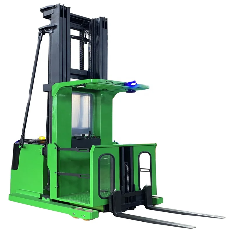Warehouse Full Electric Order Picker Forklift 300kg 400kg High Level ...