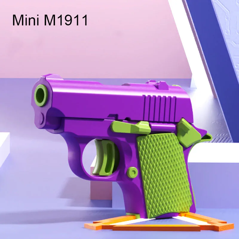 Hot Sale Mini M1911 Toy Gun With 3d Printed Gravity Fidget Kids Small ...