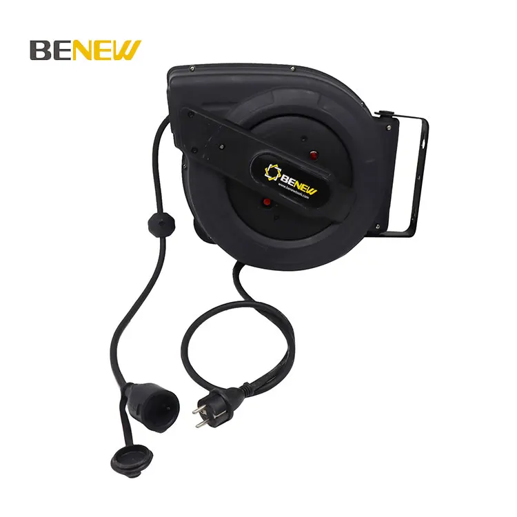 55FT European Electric Extension Cable Reel for Industry