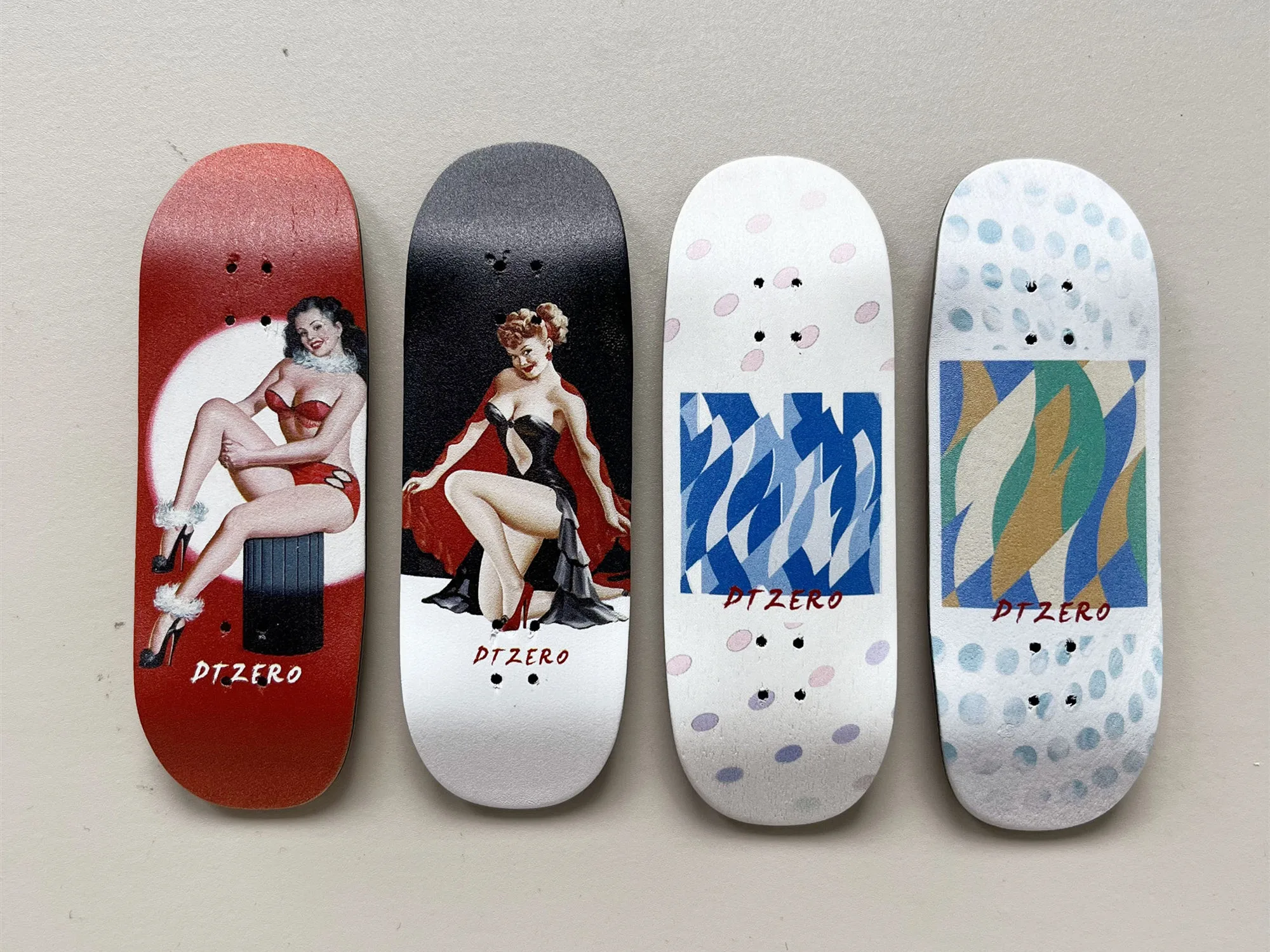 Custom Fingerboard Deck - Canadian Maple Wood Pro Skateboard