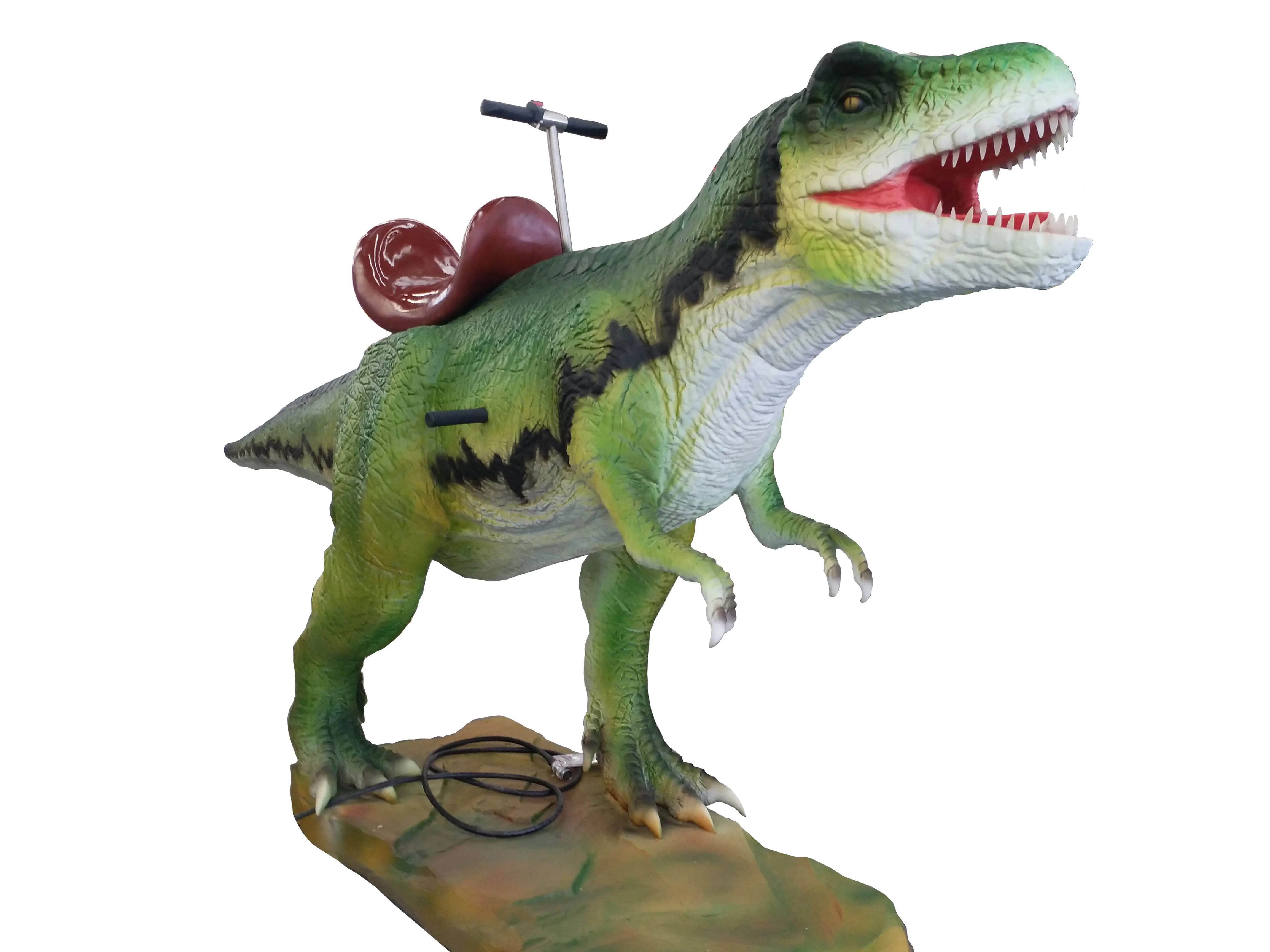 Life-size Ride-on Robotic Dinosaur Models for Kids Fun