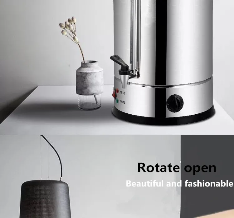 Stainless Steel Thermos Milk Tea Bucket Insulated Vacuum Hot Drinking ...