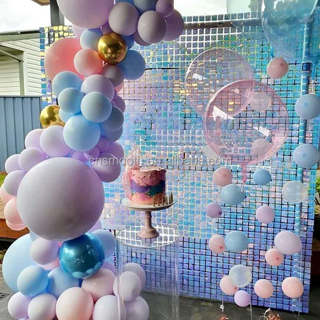 Luxury Shiny 3d Pvc Plastic Transparent Grid Panels Air Clear Shimmer ...