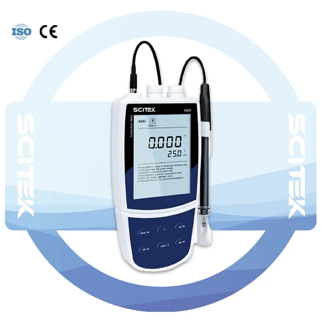 Scitek Portable Conductivity Meter Reset Function Automatically Lab ...