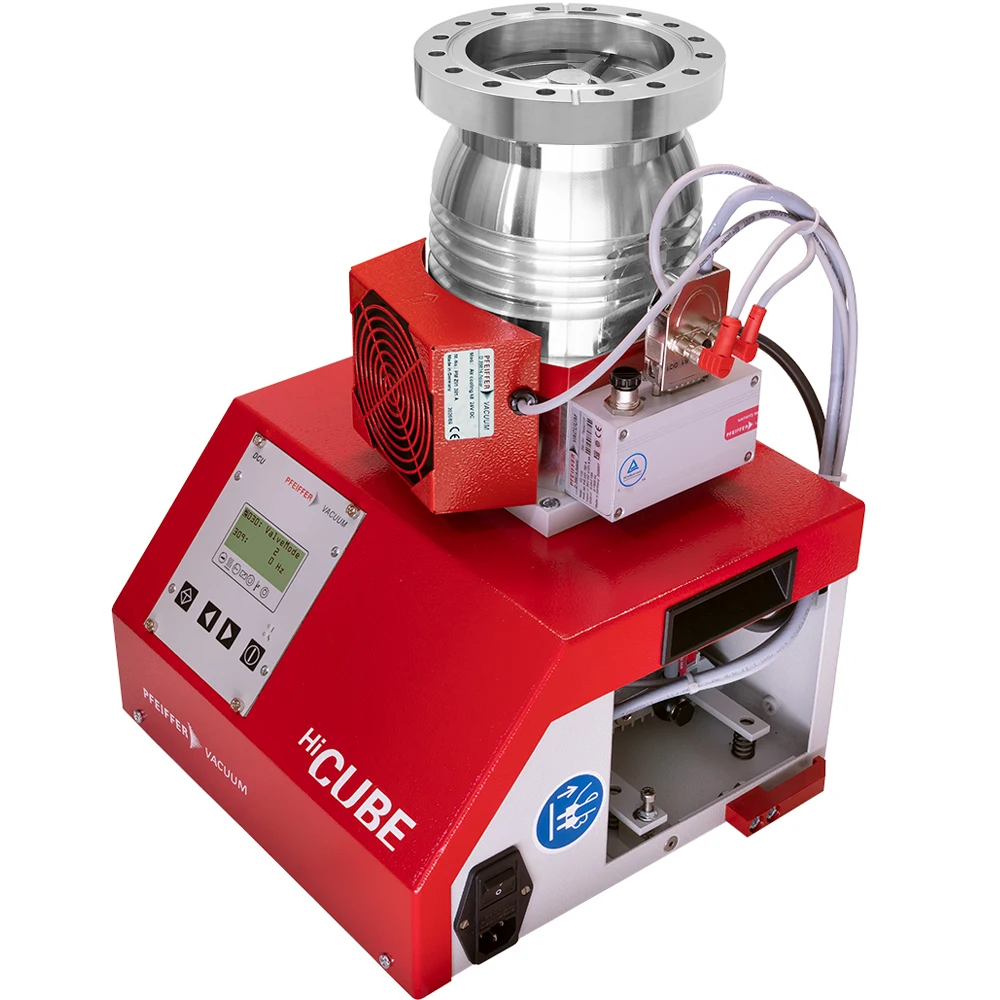 Pfeiffer Hicube 300 Eco Benchtop Turbomolecular Pump Station