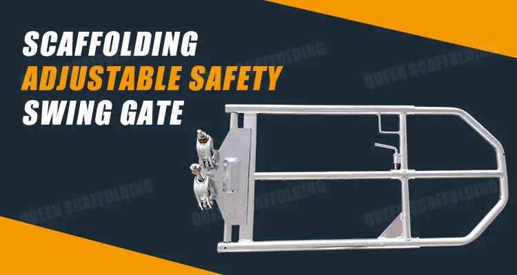 Scaffolding Adjustable Swing Gate Ladder Access Safety Gate Extendable ...