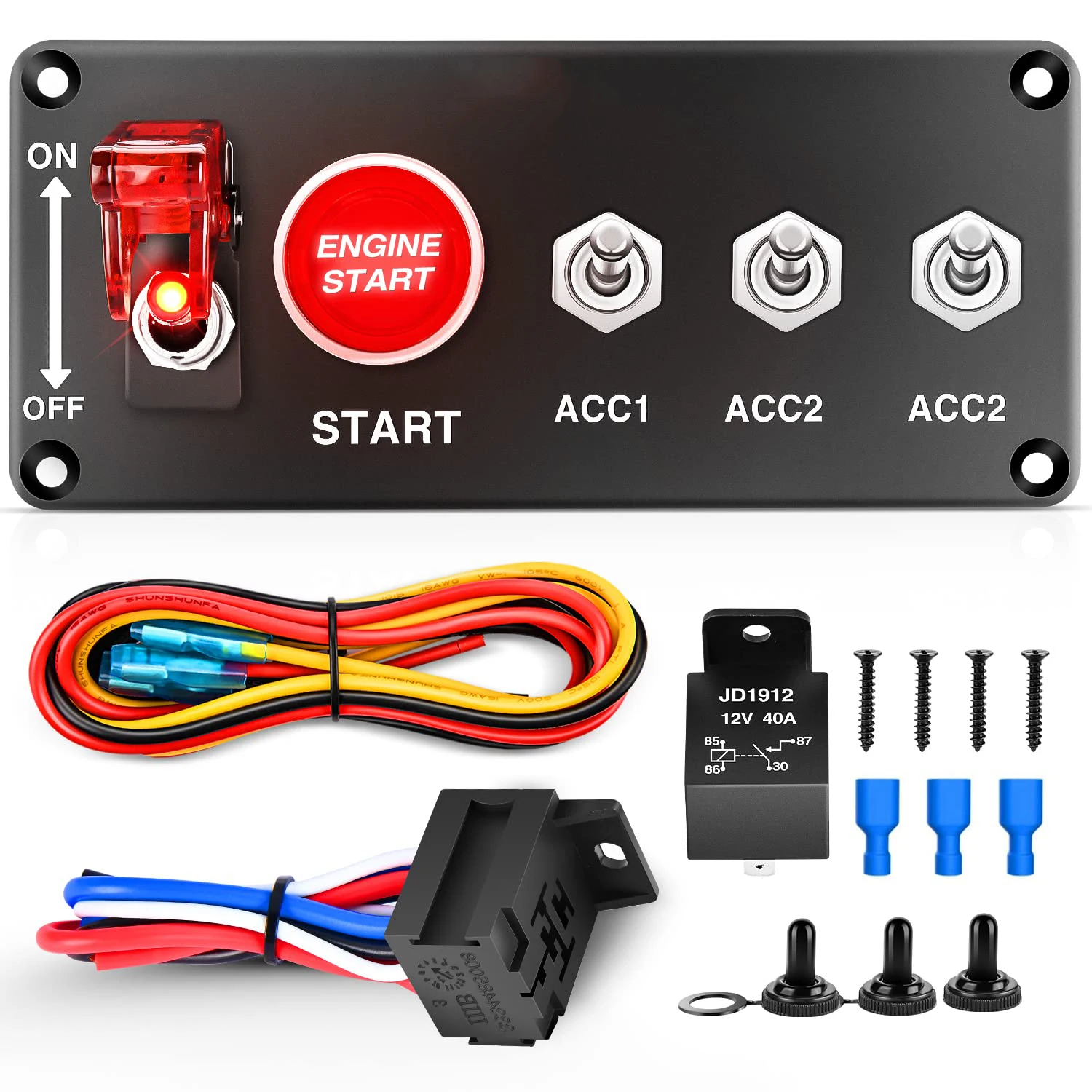 Alibaba.com: ATV Switch Panel Start Button, Carbon Ignition Switch ...