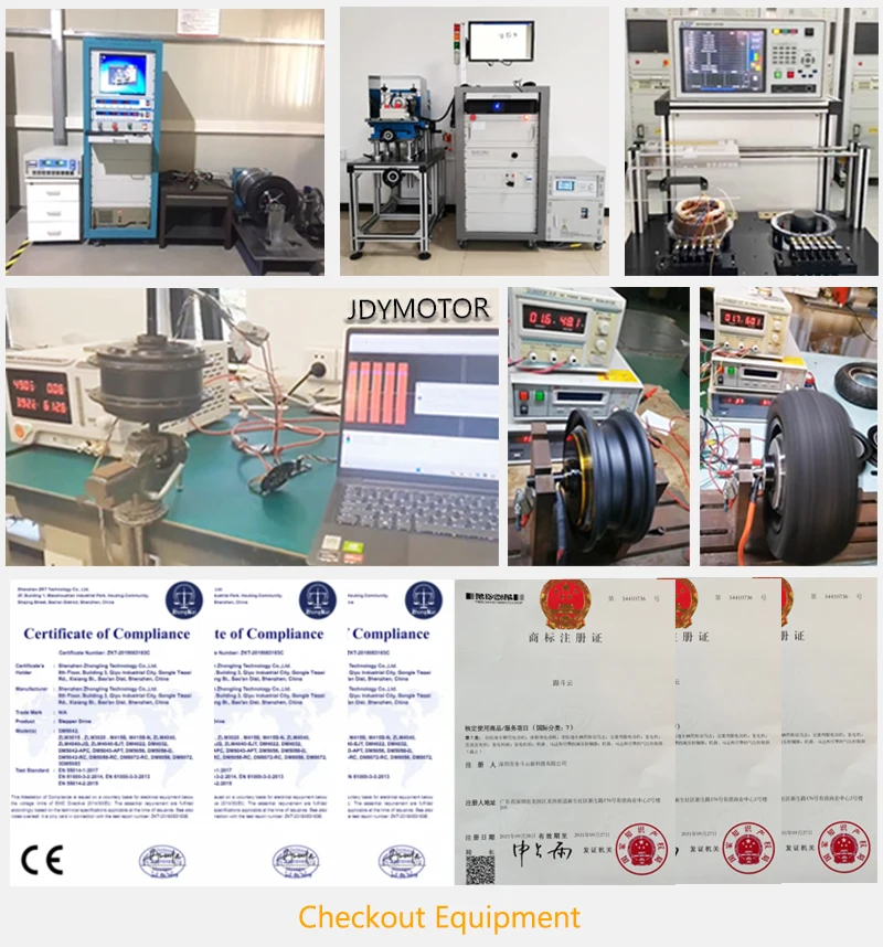 6inch Brushless Hub Motor Dc Load 200kg Electric Wheel Magnetic Bldc ...