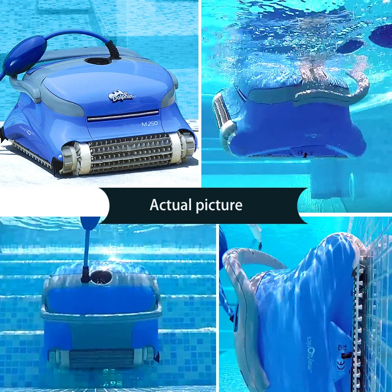 Dolphin M250 Swimming Pool Automatic Sewage Suction Machine Underwater ...