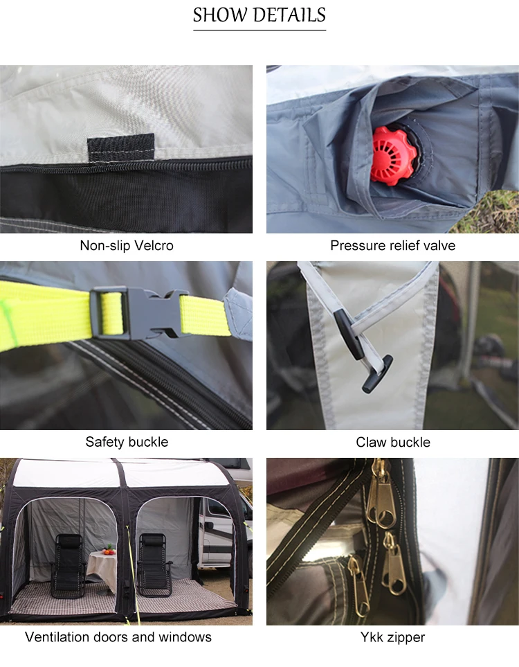 Inflatable Caravan Awning Tent Camping Trailer Inflatable Air Caravan ...