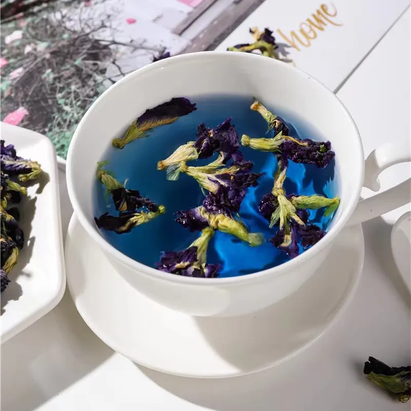 High Quality Blue Food Coloring Dried butterfly Pea Flower Herbal Tea ...