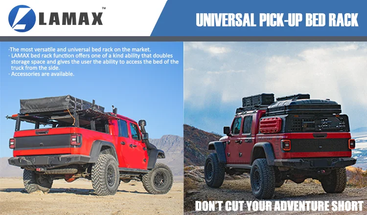 Lamax 4x4 Custom Retractable Ute Tub Car Rear Truck Cargo Rack ...