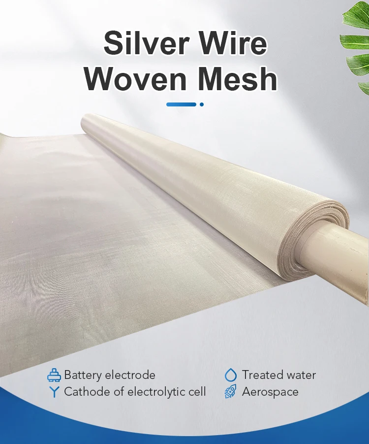 99.99% Pure Sliver Woven Wire Mesh Silver Expanded Metal Mesh| Alibaba.com
