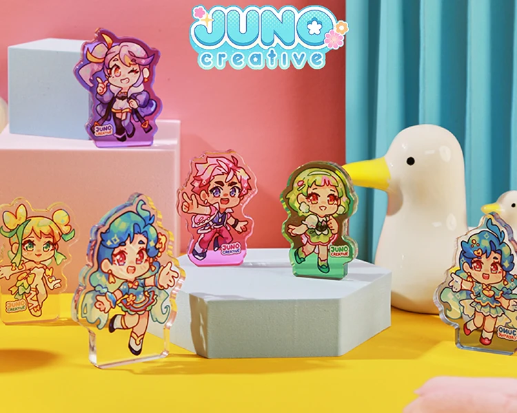 Juno Creative Colored Frosted Acrylic Charm - Customizable
