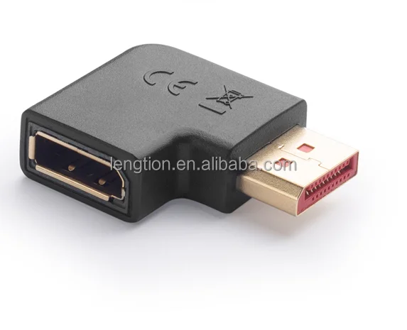 Up Down Displayport Adapter Right Angled Dp Adapter 4k/60hz 2k/144hz ...