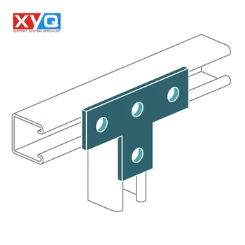 4 Hole T Shaped C Channel Accessories Connector Bracket Strut Channel ...
