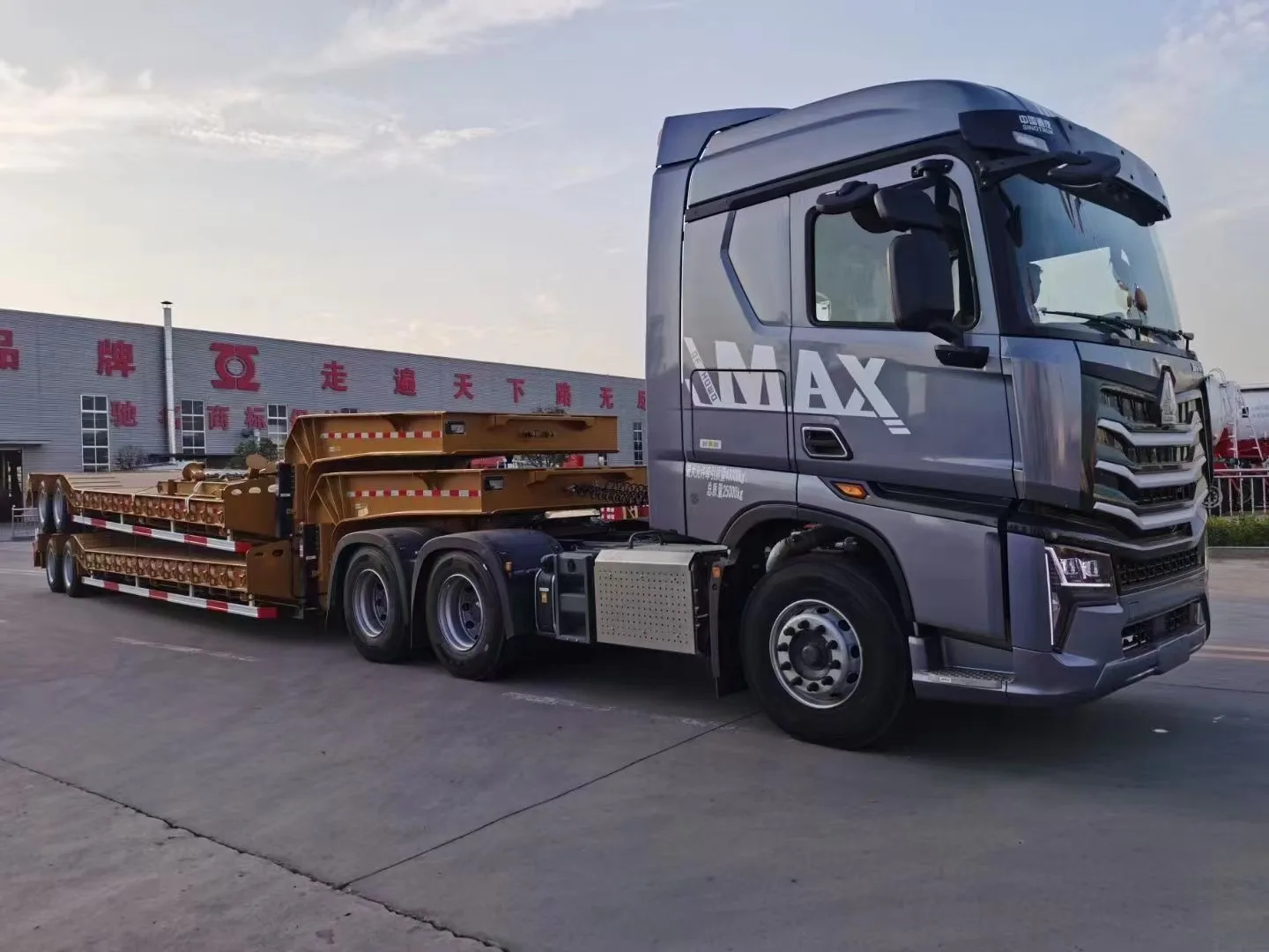 3/4 Axle Lowbed Lowboy Truck Trailer Semi Trailer 50ton-100ton ...