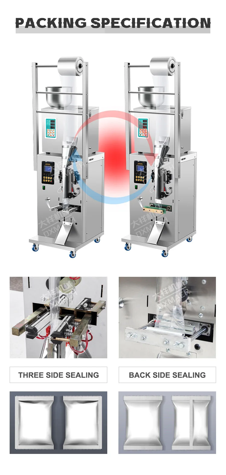 DZD-220 Automatic Sachet Packaging Machine Economical Easy to Operate ...