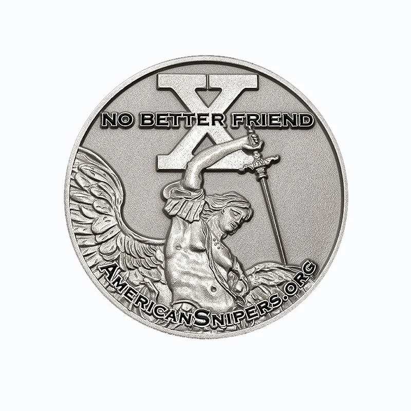 Custom Design Shape Die Cast Hot Sales Challenge Shiny Nickel Silver ...